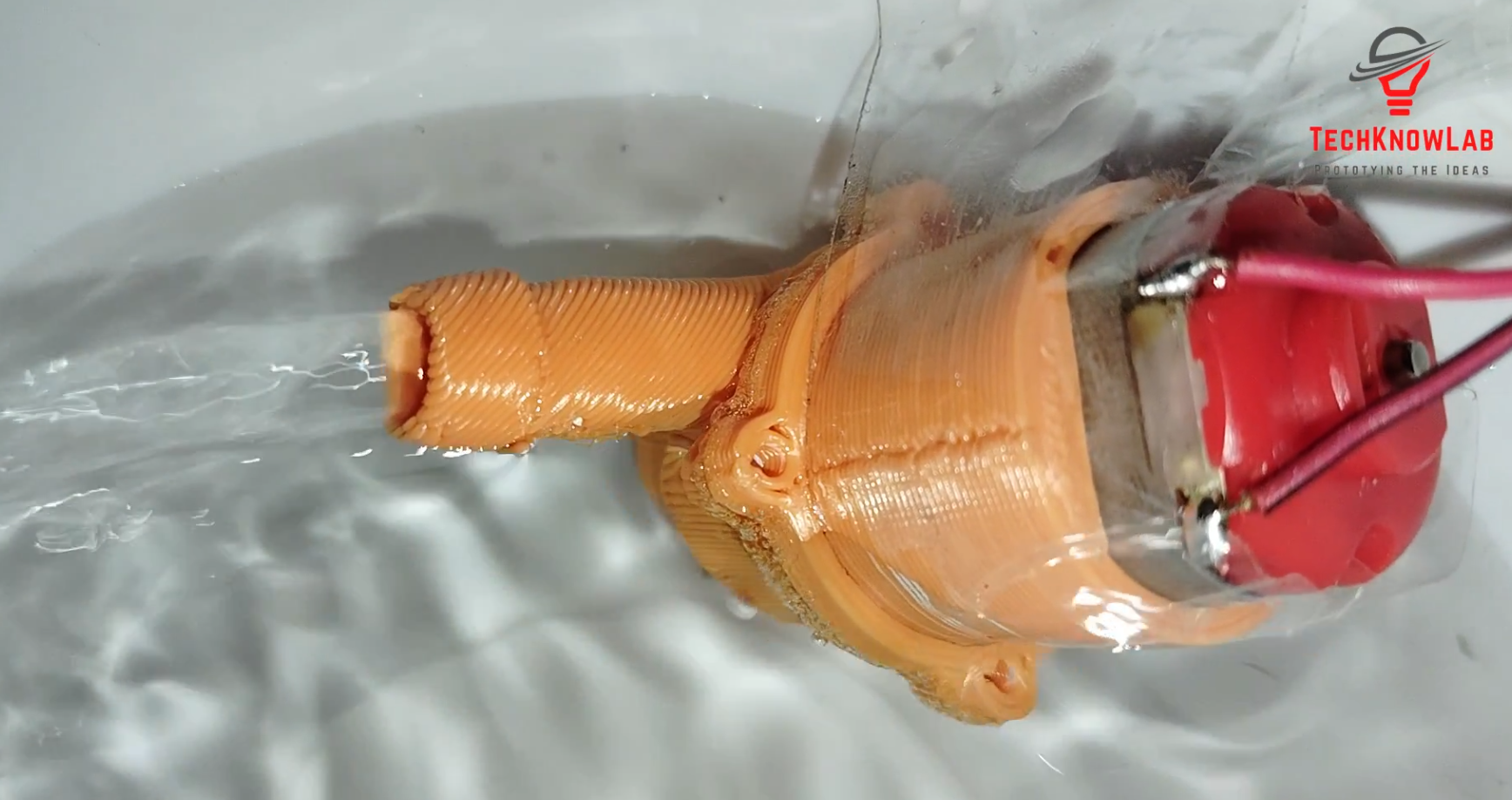 3D Printed Water Pump using DC Motor - TechKnowLab